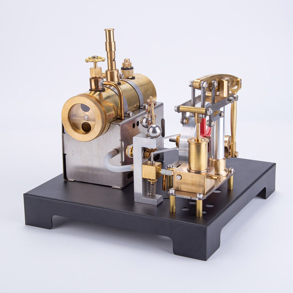RETROL SE-01 Full Metal Stationary Beam Steam Engine Model and Horizontal Boiler Kit | RETROL