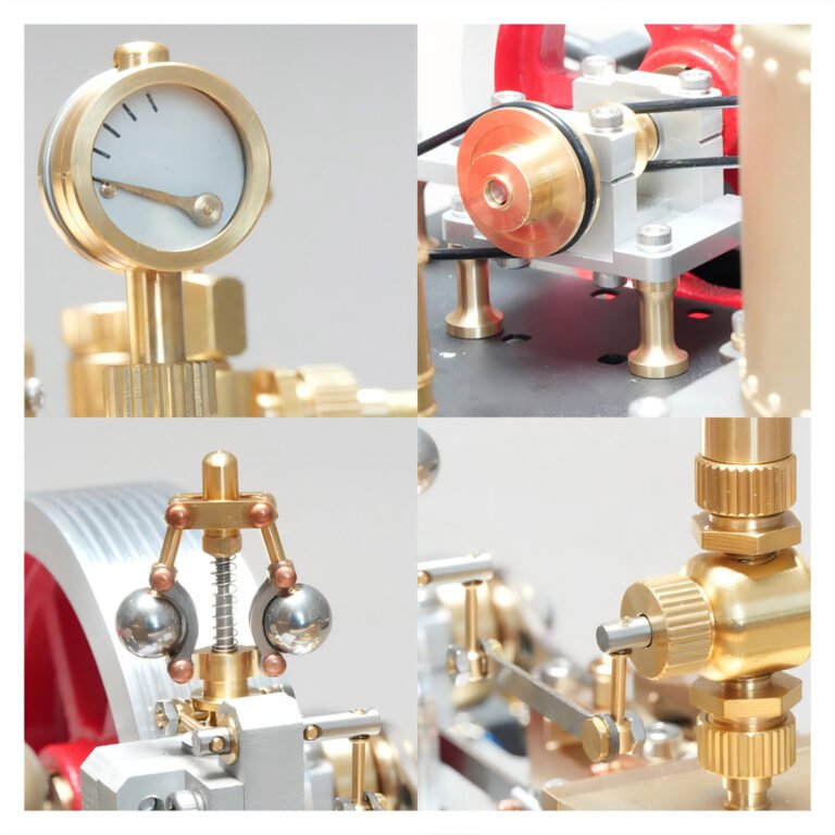 SE-03 Working Stationary Mill Steam Engine Model Kit with Boiler ...