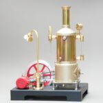 SE-03 Working Stationary Mill Steam Engine Model Kit with Boiler ...